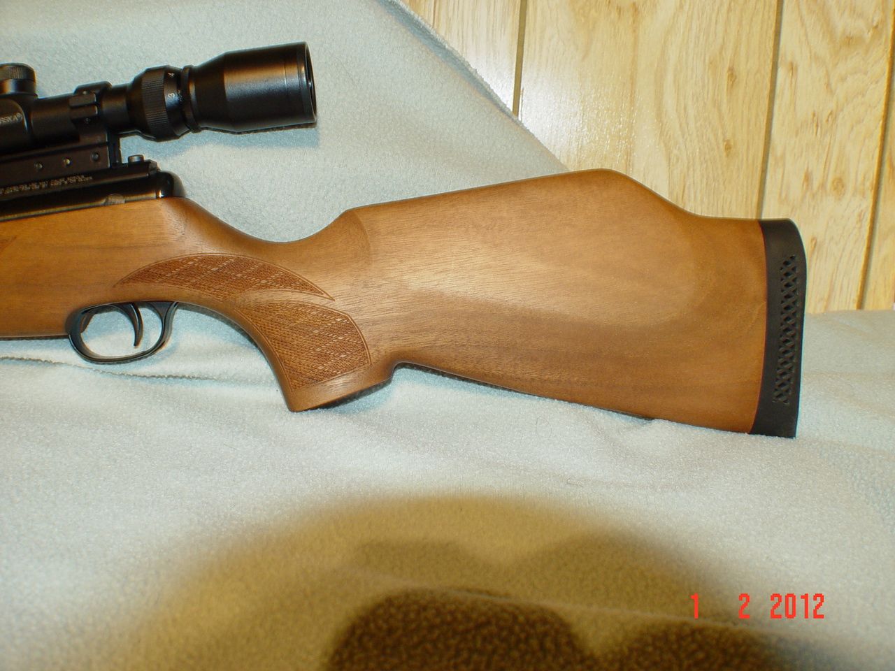 My BSA Lightning XL, .22 Caliber, Factory Walnut Stock, Theoben Gas ...