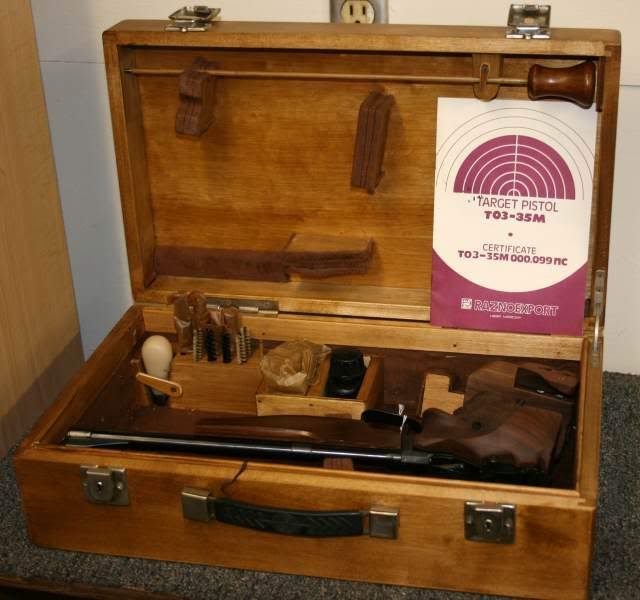 For Sale: TOZ-35M Free Pistol - GunBroker.com | Rimfire Central Firearm ...