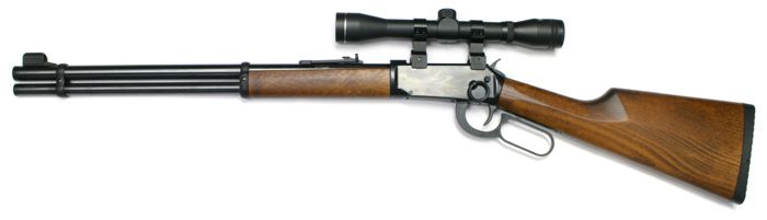 Walther Lever Action CO2 Rifle & Scope by UMAREX ... WINCHESTER 1894 ...