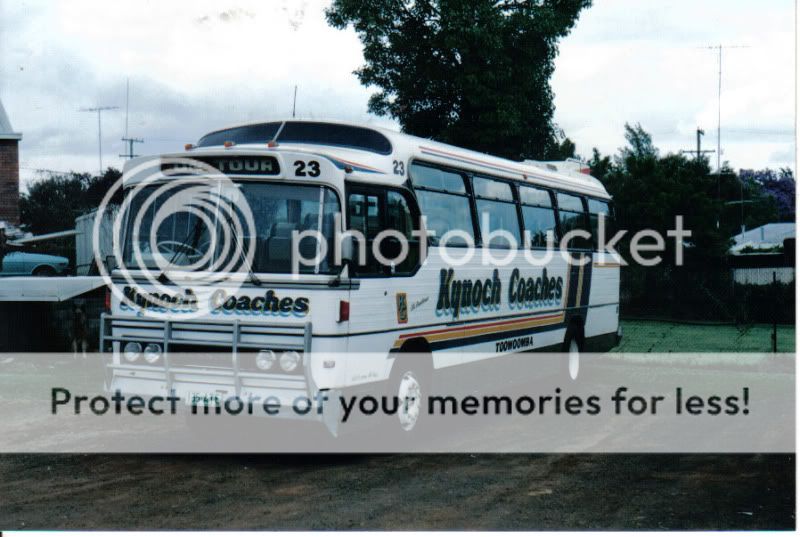 Look back at Kynoch Coaches Dennings & a Double Decker