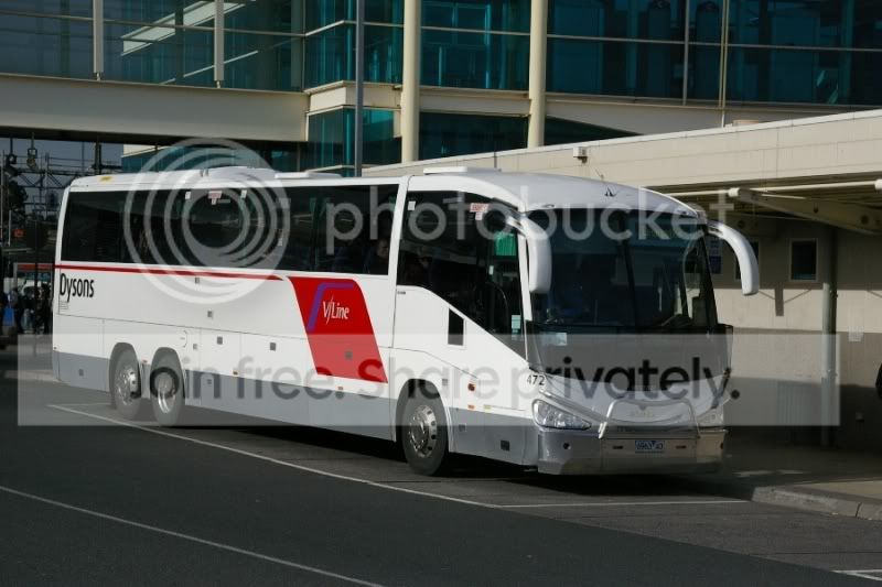 Dyson's Coaches on V-Line at Dandenong