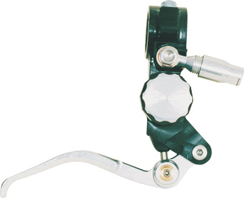 Hope C2 lever for left hand and Hope 5 bolt lockring | Retrobike